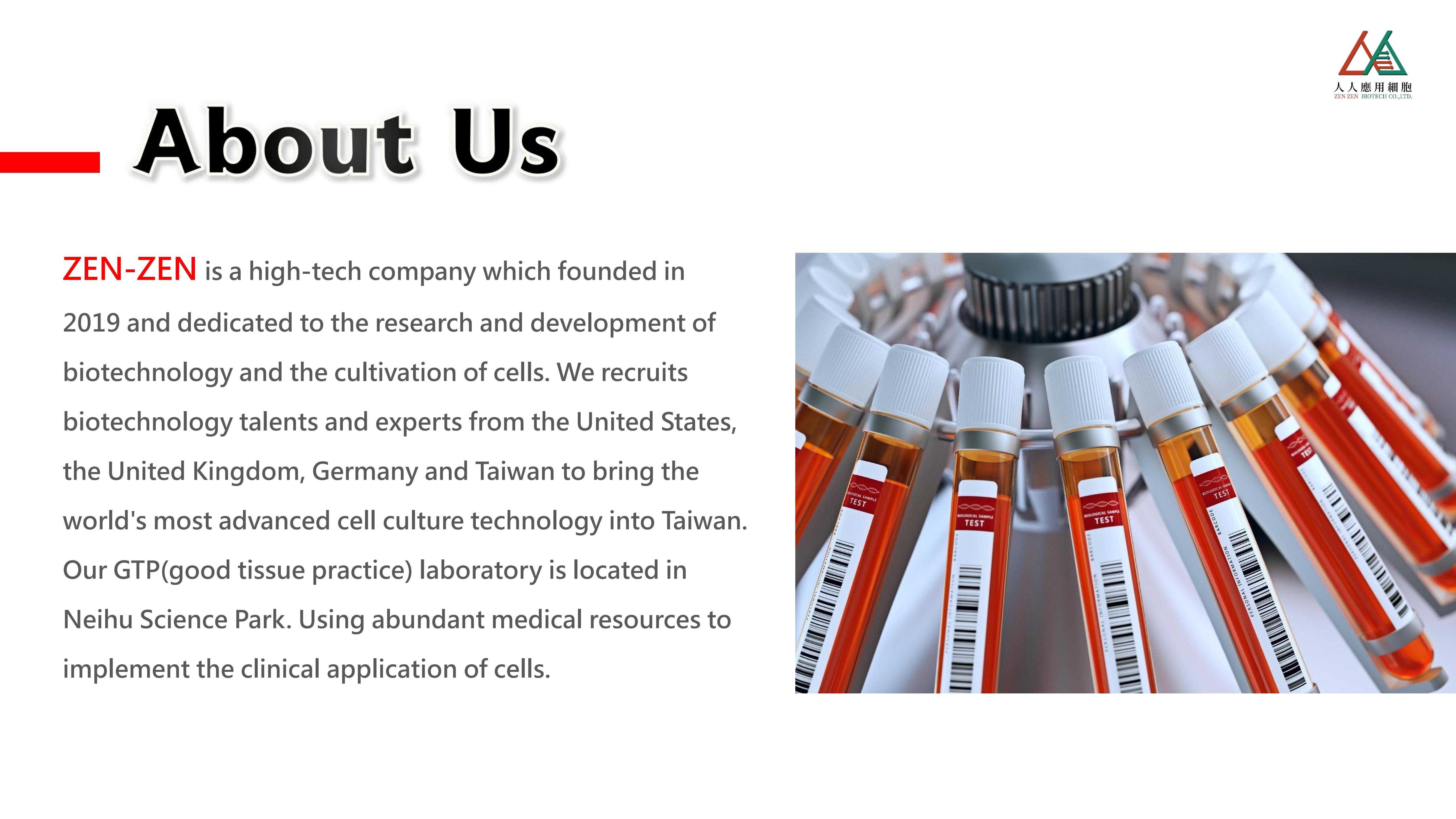 Company Profile - About - ZEN ZEN BIOTECH CO.,LTD.